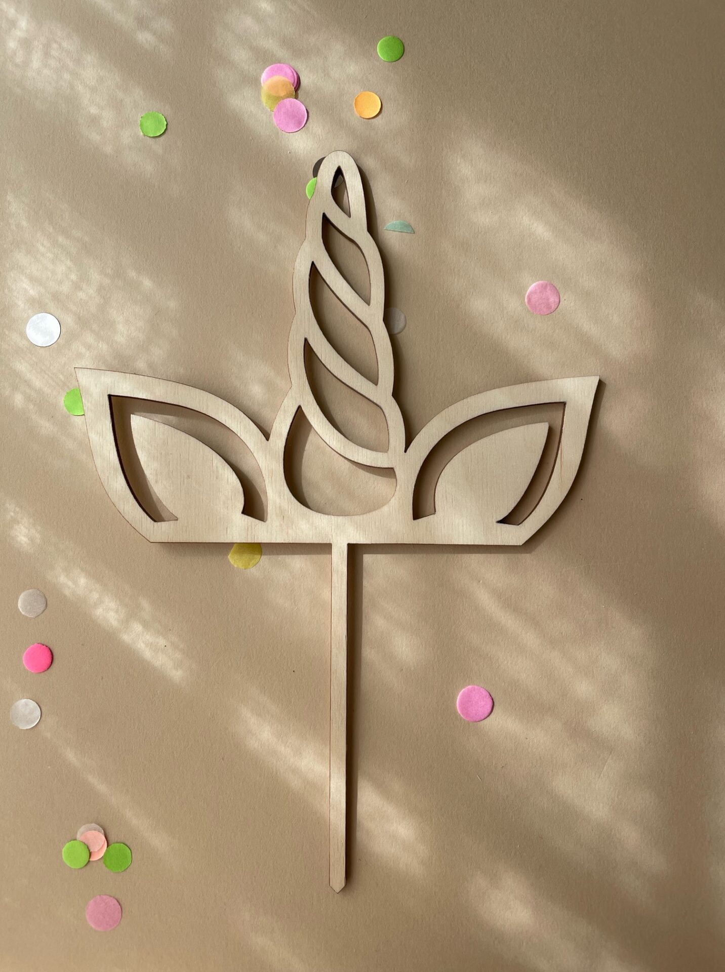 Cake Topper Einhorn Horn | Liebesnaht